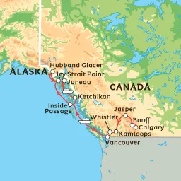 Rocky Mountains - og Krydstogt til Alaska