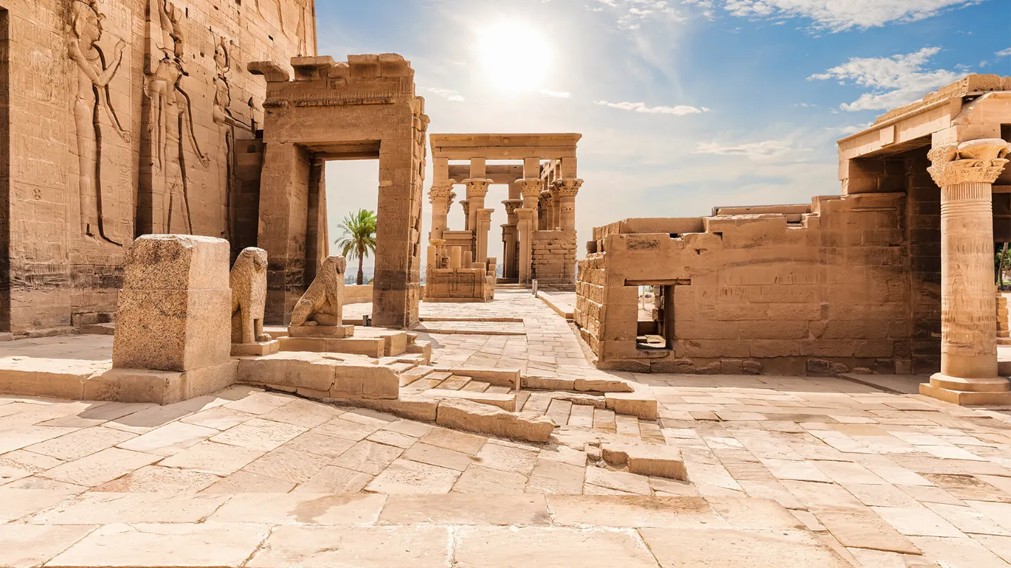 Kort over Egypten - Se blandt andet Nilen i hele sin udstrækning og ...